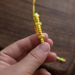 Two Color Cord Knot Bracelet sincerely Heart and - Etsy