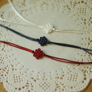 Korean Knot "luck and Protection" Bracelet , Cute and Light Bracelet ...