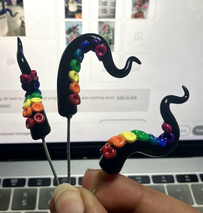 Tentacle “pot Sticks”, Plant Decor, Tentacle Art - Etsy