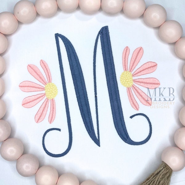 Flower Monogram - Etsy