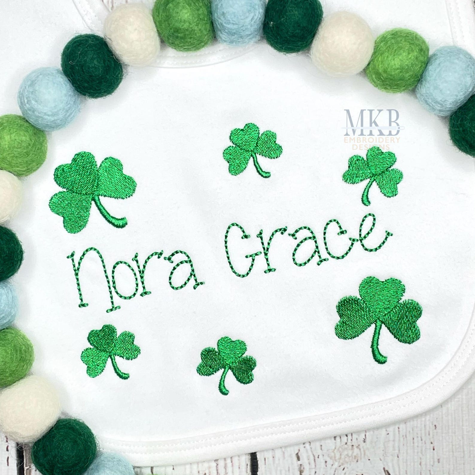 Shamrock Embroidery Design, Mini Shamrocks, Irish Clover, St. Patrick's ...