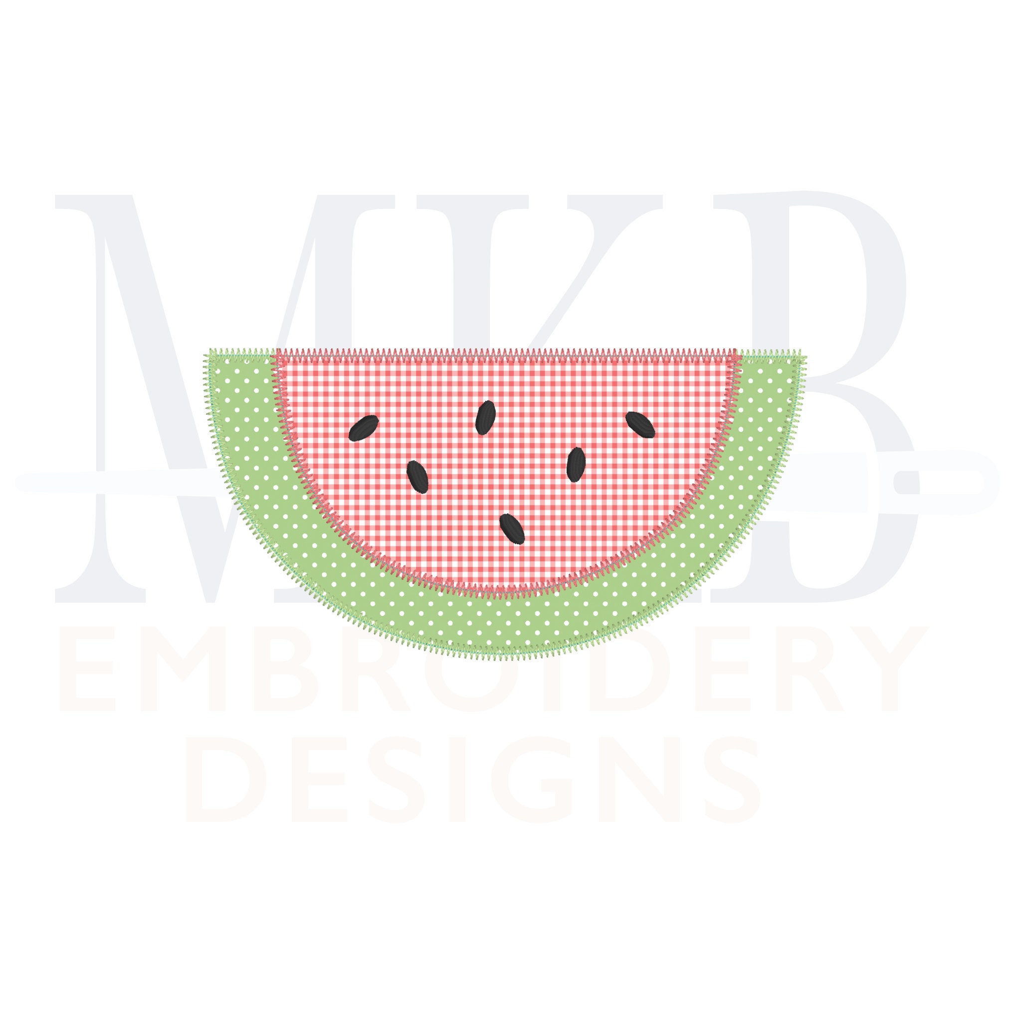 Watermelon Zig Zag Stitch Applique, Cantaloupe, Honeydew Melon Design ...