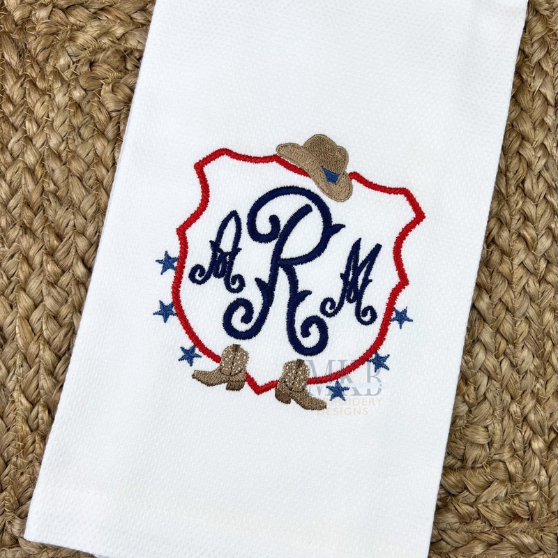 Cowboy Embroidery Design - Etsy