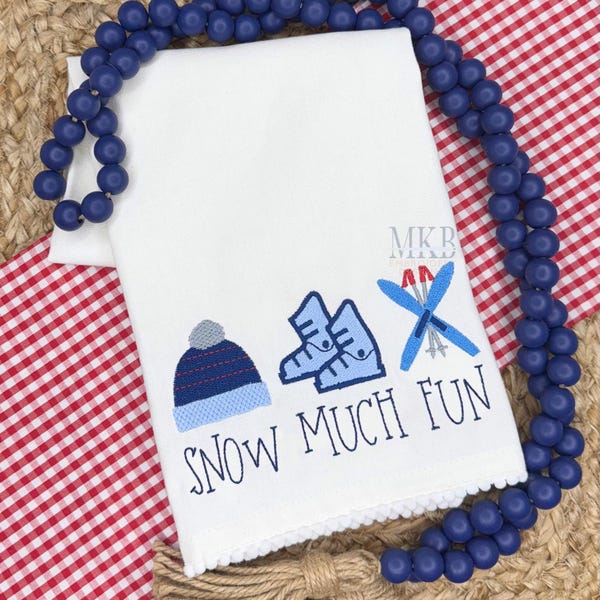 Ski Embroidery - Etsy