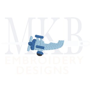 Airplane Embroidery Design, Biplane Embroidery, Cute Transportation ...