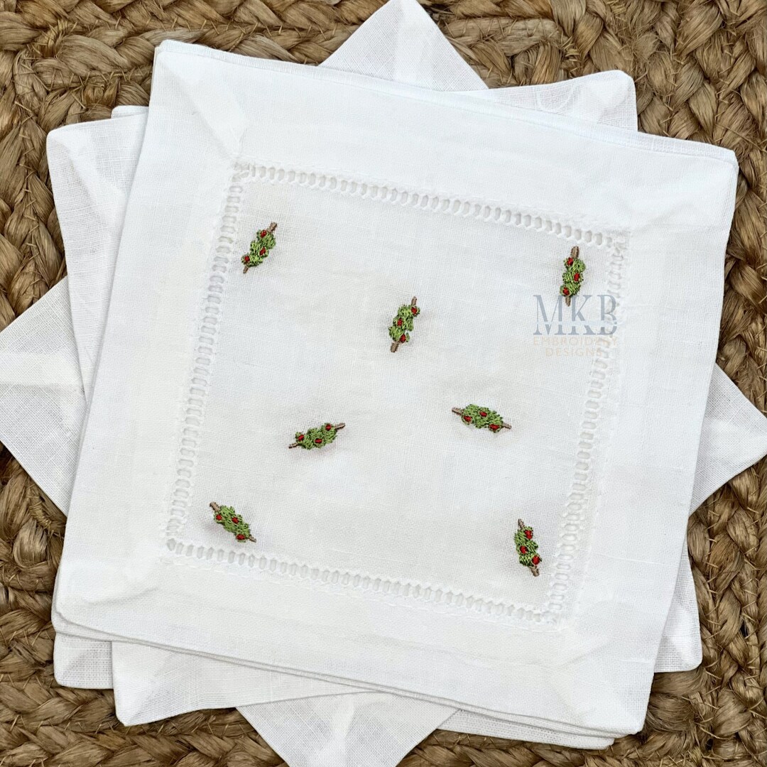 Olive Trio Arranged for Cocktail Napkins, Martini Olives, Olive Pick ...