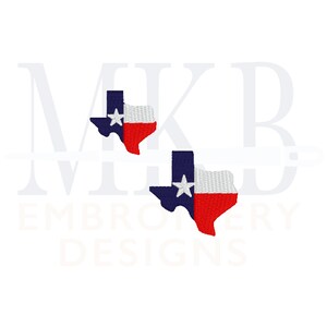 Texas Embroidery Design, Mini Texas Flag, State of Texas Outline, Go ...