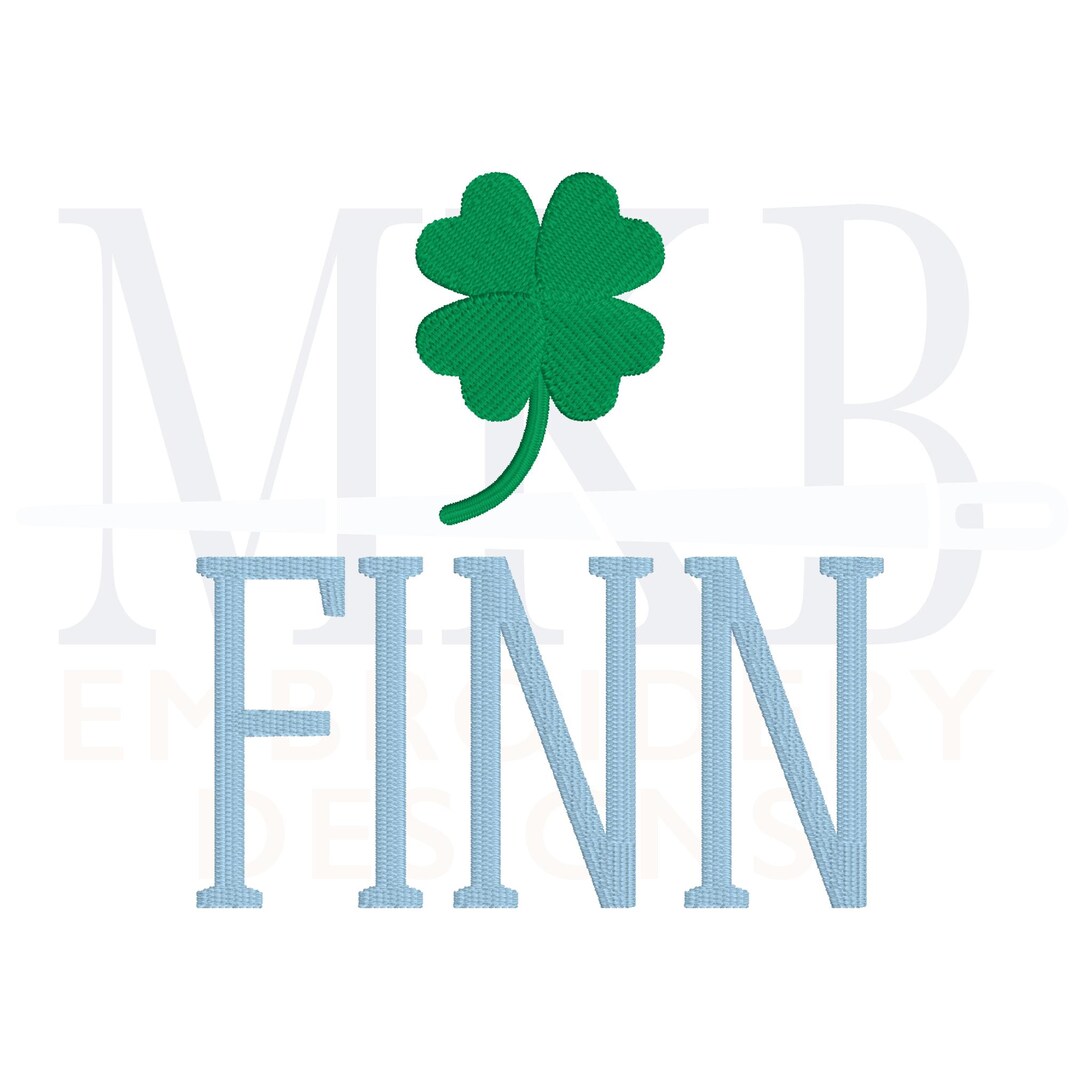 Four Leaf Clover Embroidery Design, Mini Irish Clover, St. Patrick's ...