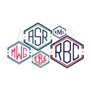 Amy Monogram Frame, Satin Stitch Machine Embroidery Design File ...