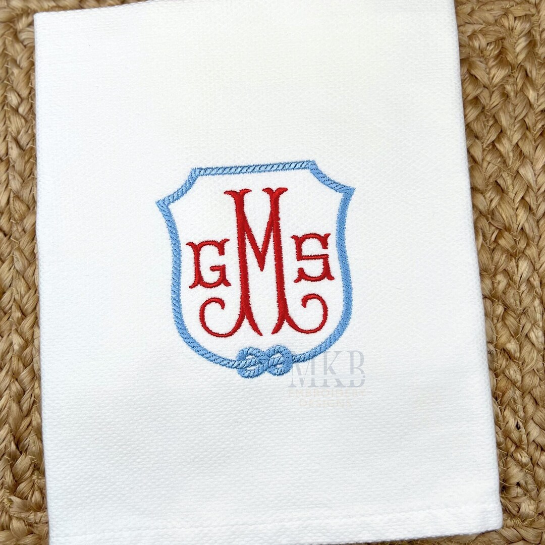 Nautical Knot Crest, Sailors Knot, Rope Frame, Coastal Embroidery ...