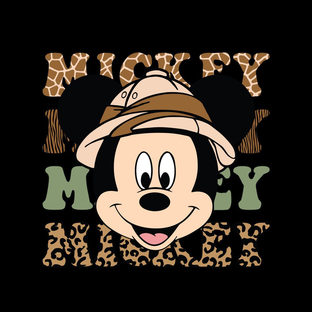 Mickey Mouse Animal Kingdom Digital Download - Etsy