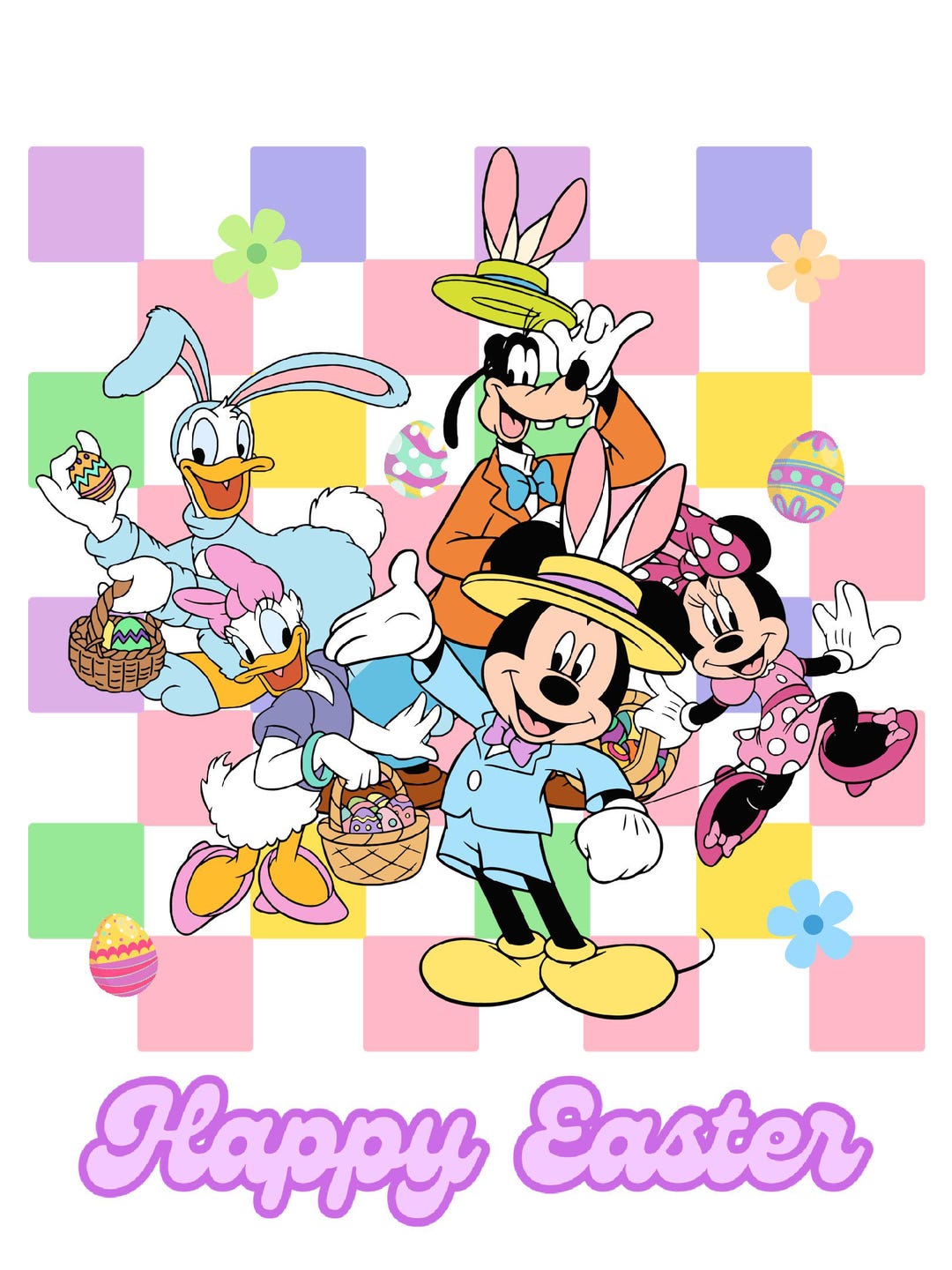 Mickey and Friends Easter Digital Download - Etsy