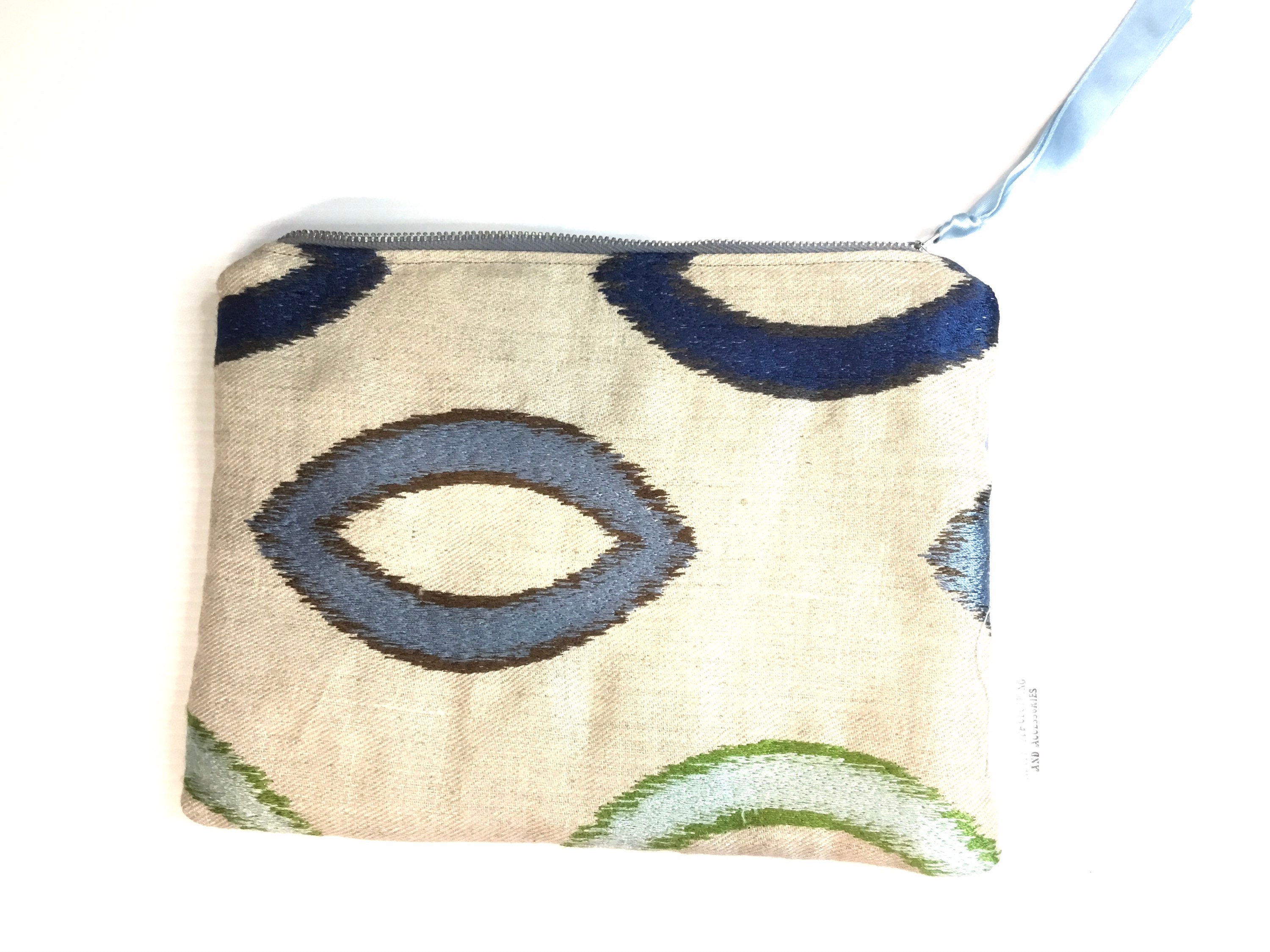 Linen Pouch, Linen Purse, Embroidered Linen, Padded Pouch, Accessories ...