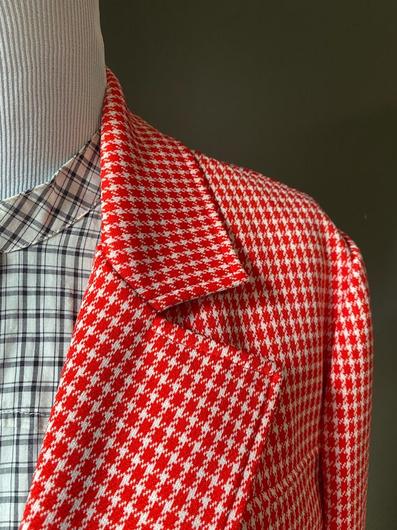 Vintage houndstooth check blazer - Gem