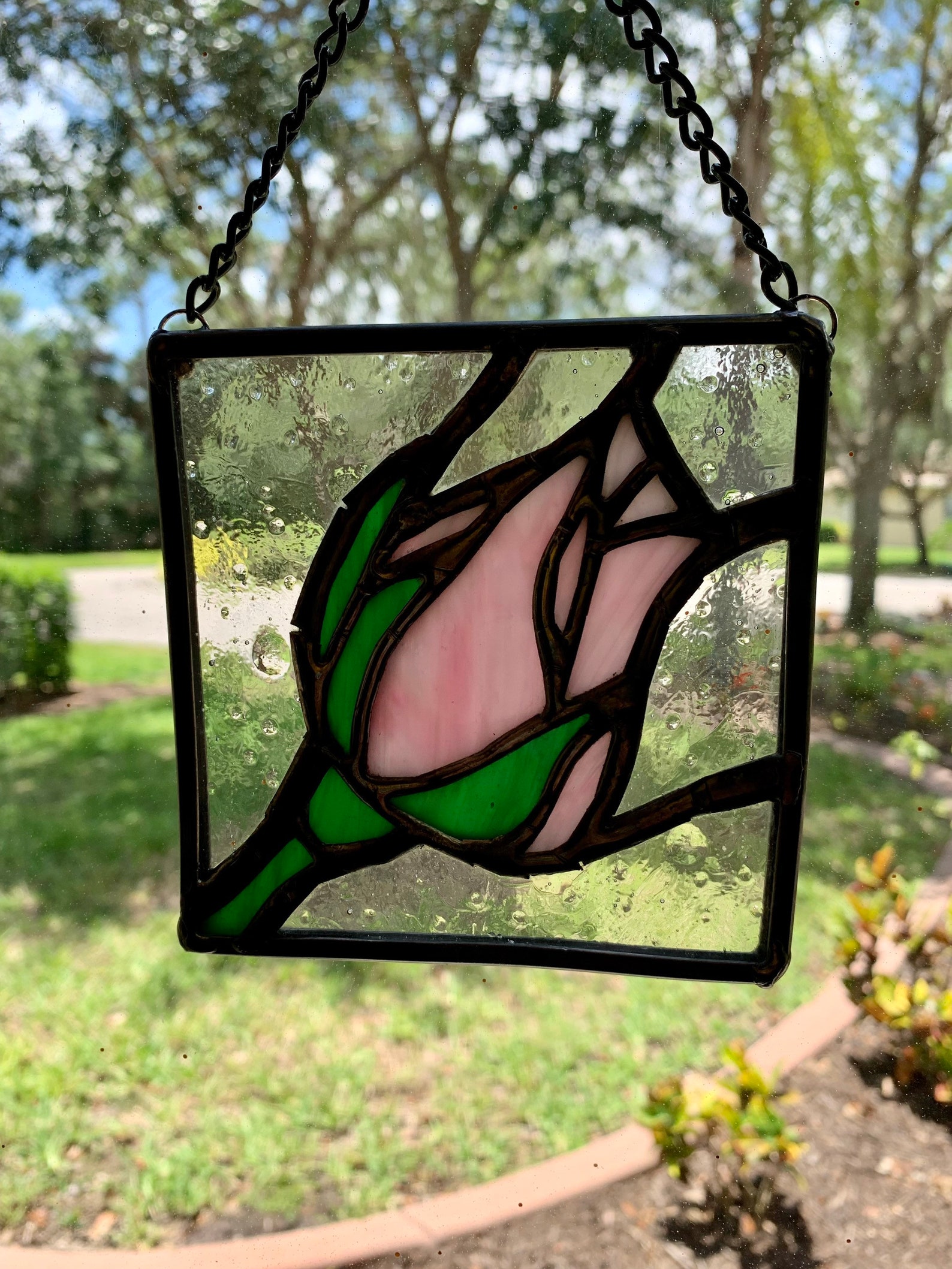 Rosebud Sun Catcher - Etsy