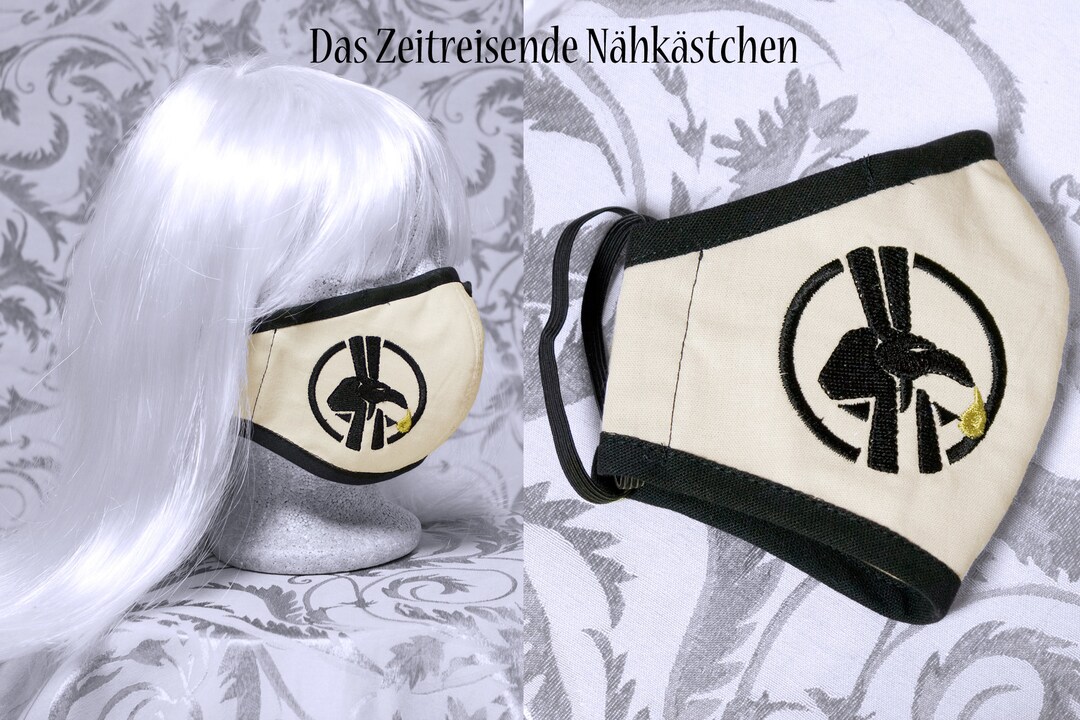 Face Mask, setesh Dripping Nose Stargate With Embroidery, Re-usable ...