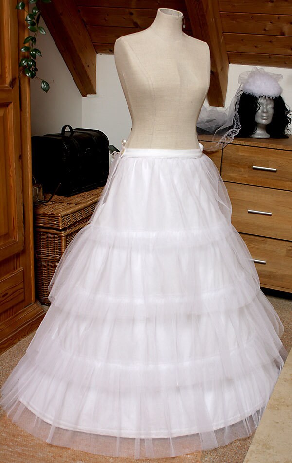 A-line Hoop Skirt – Custom Made With 4 German Spring Steel Hoops for ...
