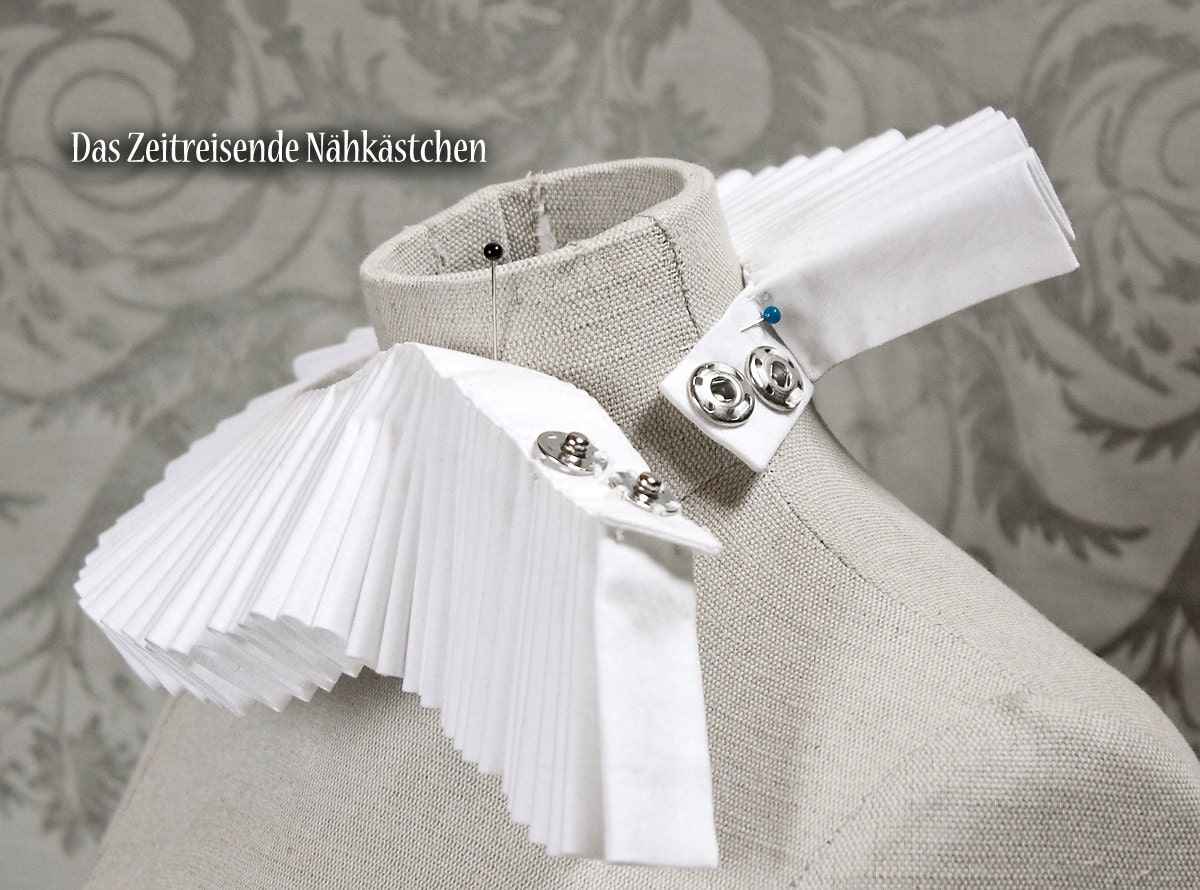 Elizabethan Ruff Gran Gola Renaissance Collar White - Etsy
