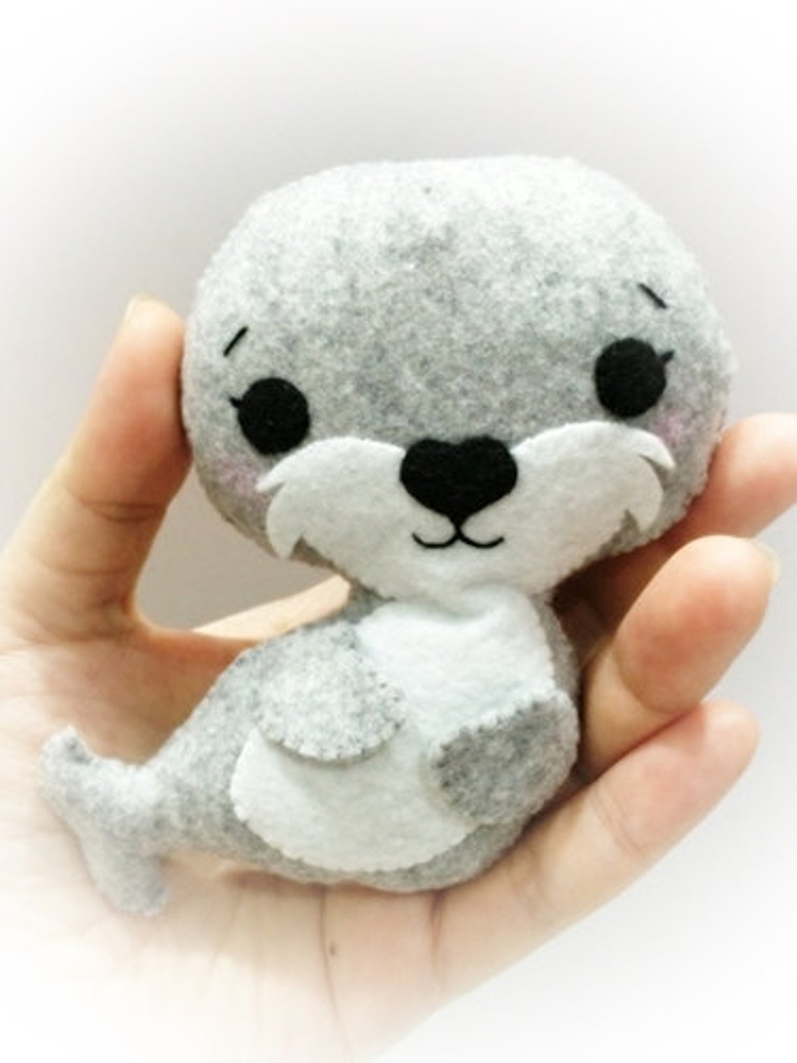 PDF Pattern Felt Toy Pattern ~ Cute Seal - Etsy