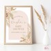 Neutral Boho Baby Shower Sign | 5 Size Options Included With Purchase ...