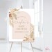 Neutral Boho Baby Shower Sign | 5 Size Options Included With Purchase ...