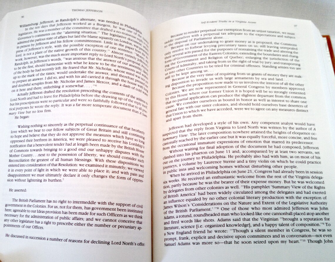 Vintage Book, "thomas Jefferson, A Strange Case of Mistaken Identity ...