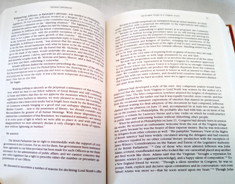 Vintage Book, "thomas Jefferson, A Strange Case of Mistaken Identity ...