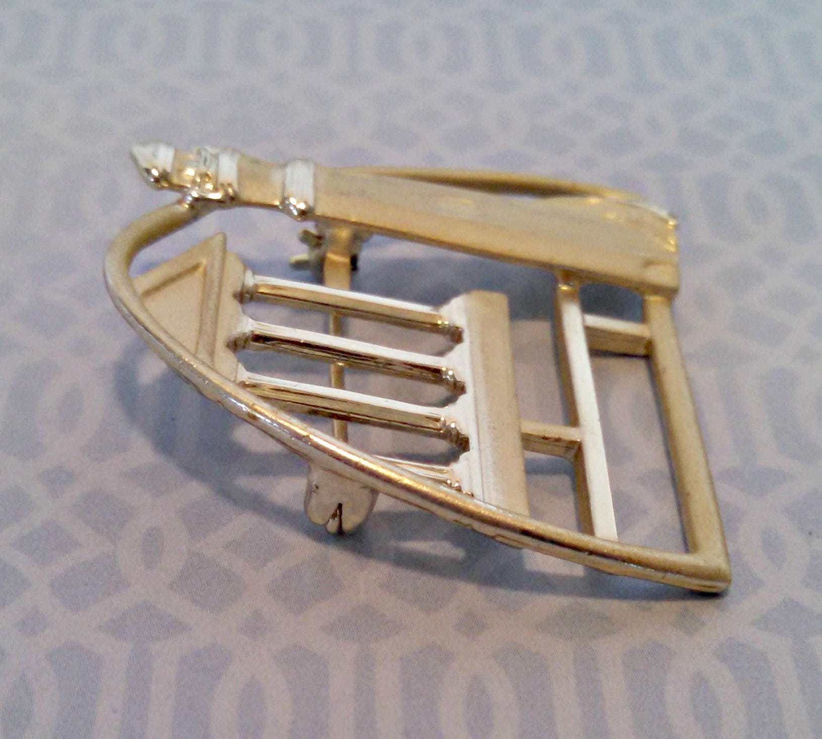 Vintage Brooch, Gold Tone Lighthouse Brooch by American Jewelry Company ...