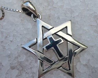 Cross With Star | Etsy