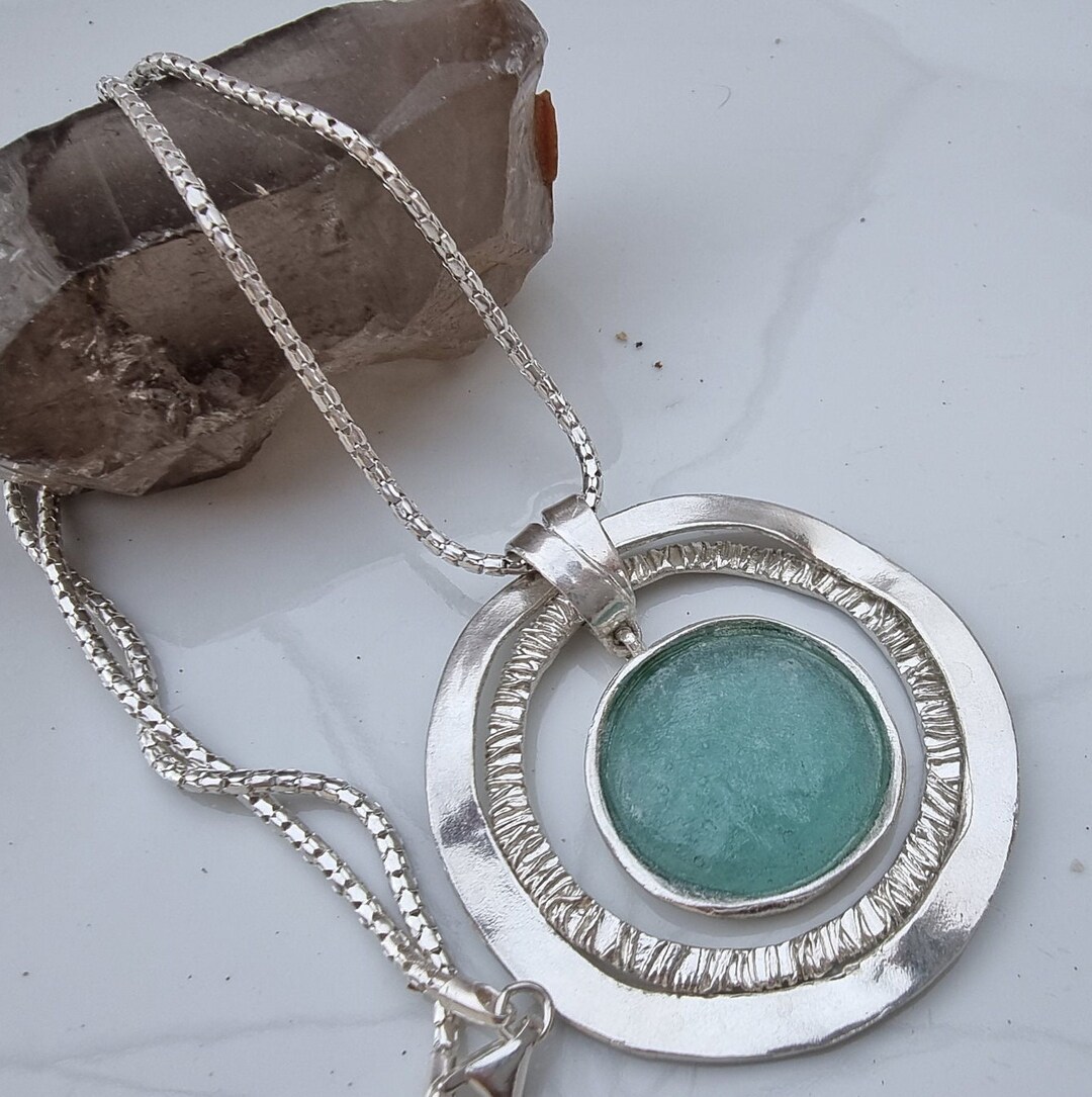 Roman Glass Necklace, Ancient Roman Glass, Historical Glass Jewelry ...
