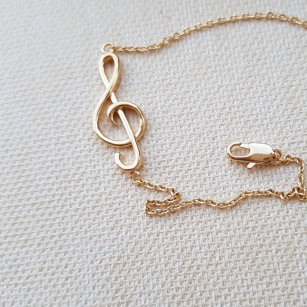 Music Note Bracelet - Etsy