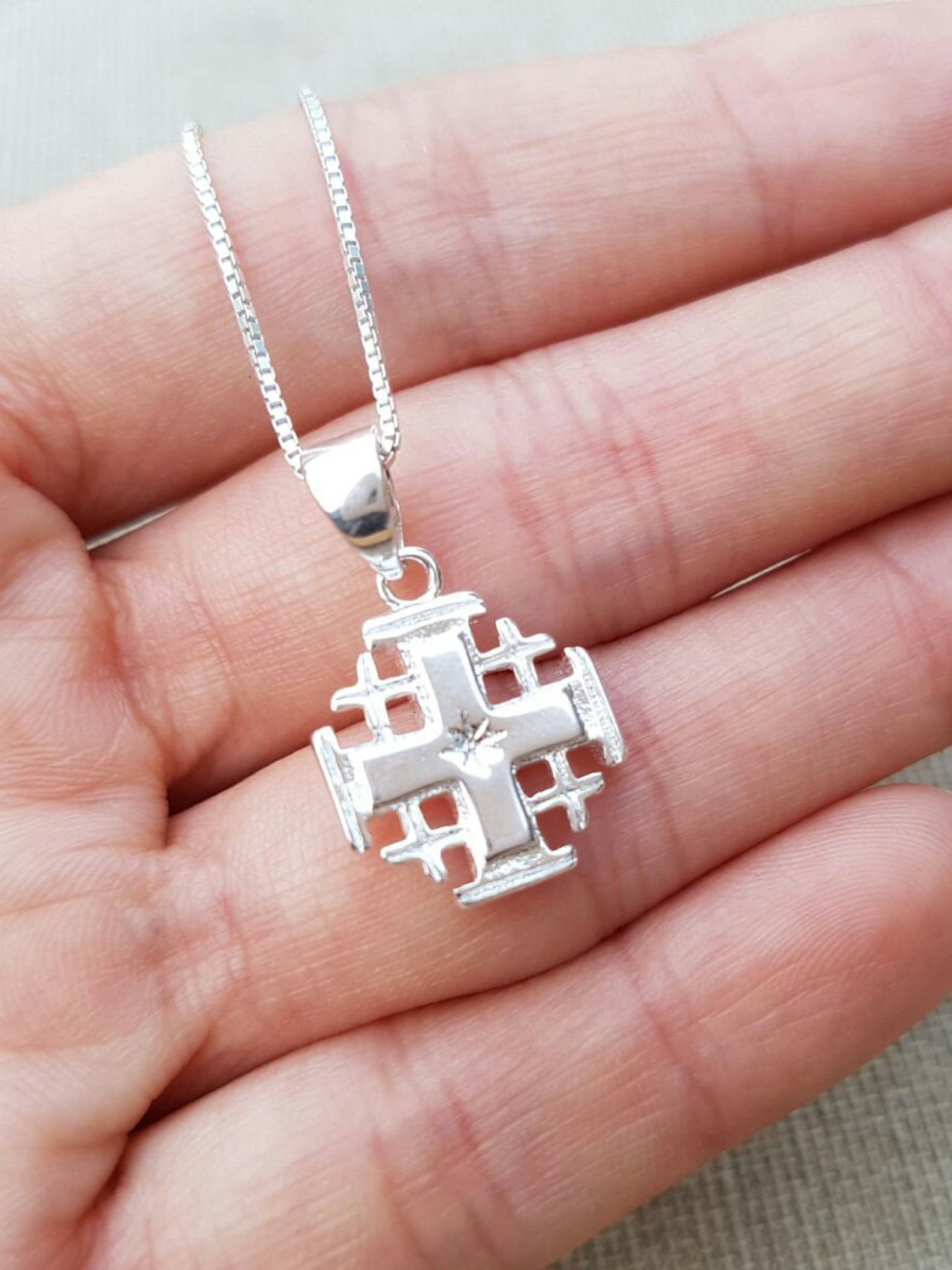 Authentic Jerusalem Five Fold Cross Holy Land Crosses | Etsy