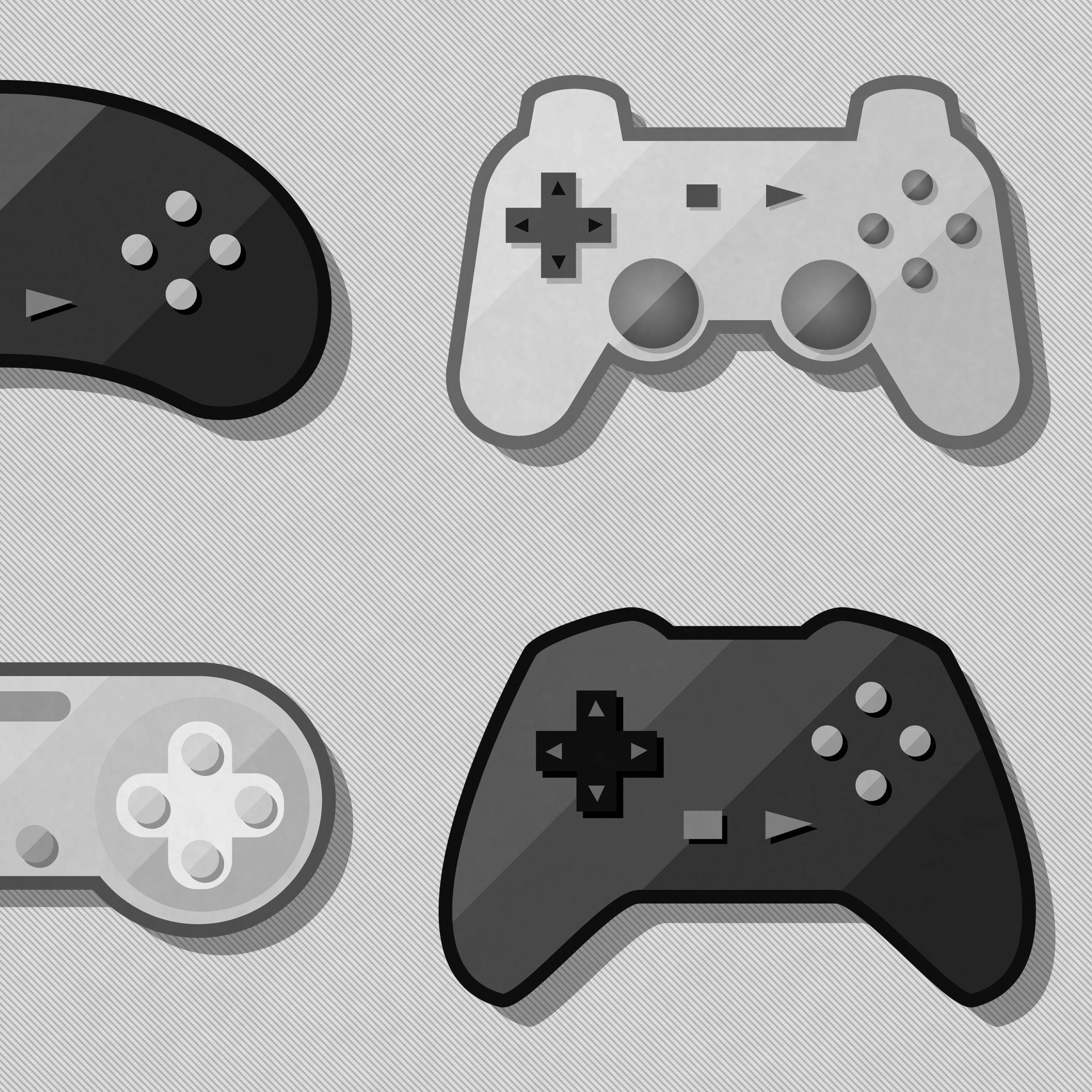 GAME PAD PRINT Gamer Gift Gaming Poster Gaming Art Gaming | Etsy