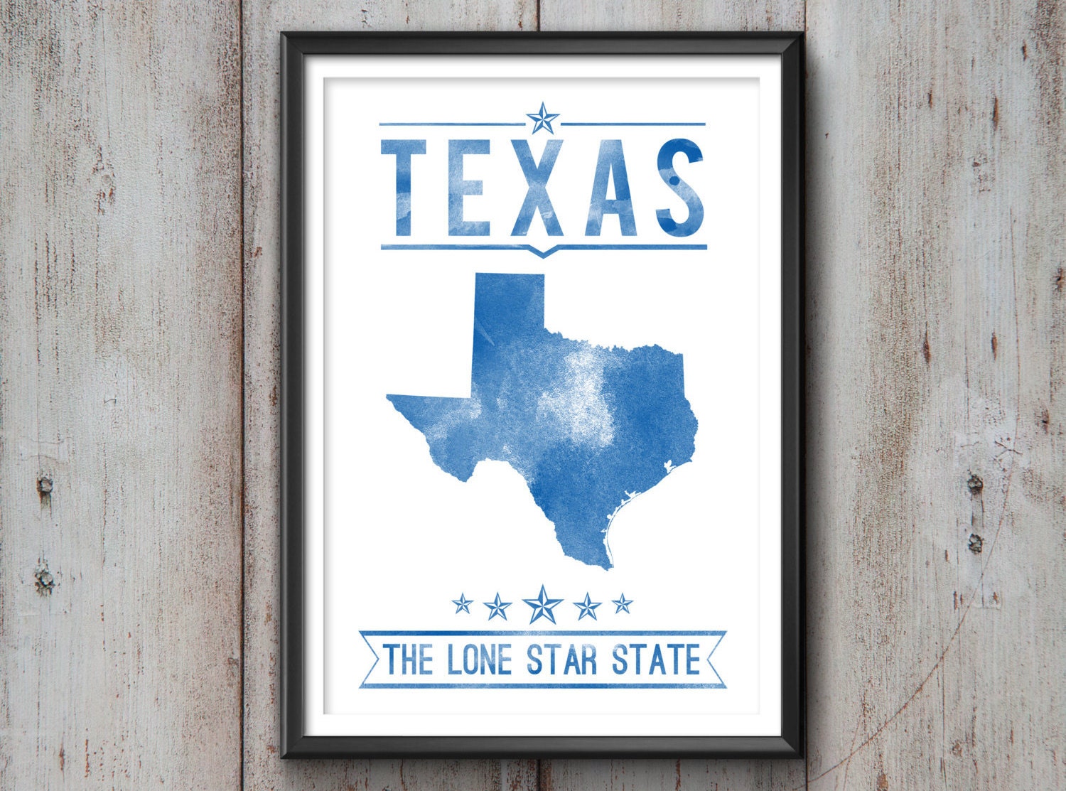TEXAS State Typography Print Typography Poster Texas Poster - Etsy