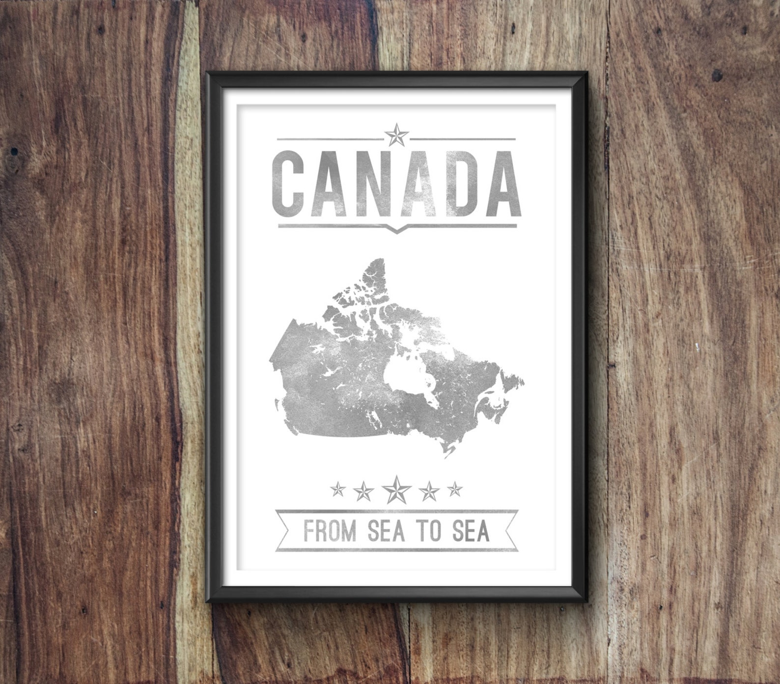 CANADA Typography Print Typography Poster Canada Poster | Etsy