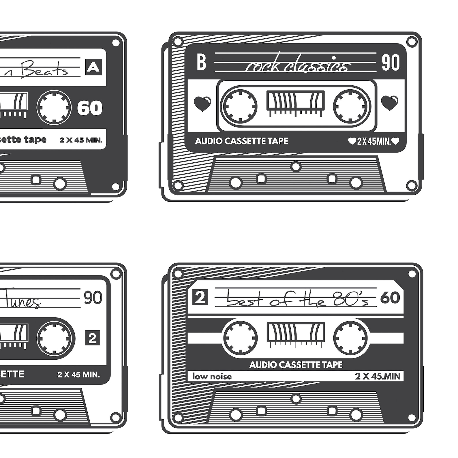RETRO MIXTAPE PRINT Mixtape Poster Mixtape Art Mixtape - Etsy