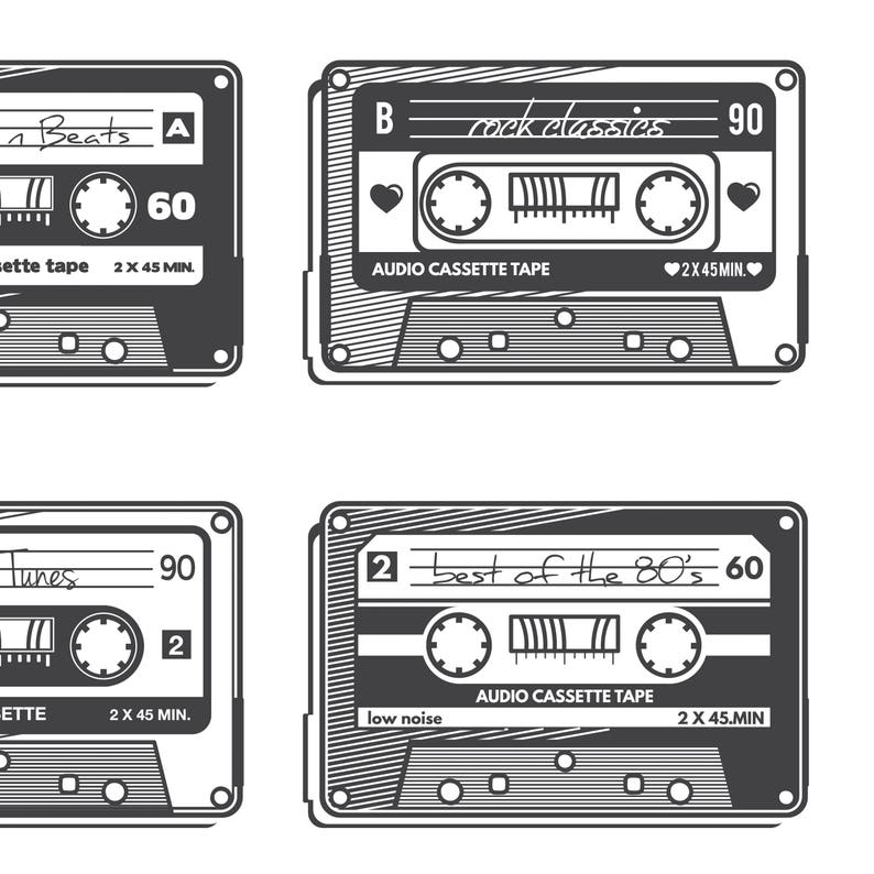 RETRO MIXTAPE PRINT Mixtape Poster Mixtape Art Mixtape - Etsy
