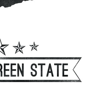 WASHINGTON State Typography Print, Typography Poster, Washington Poster ...