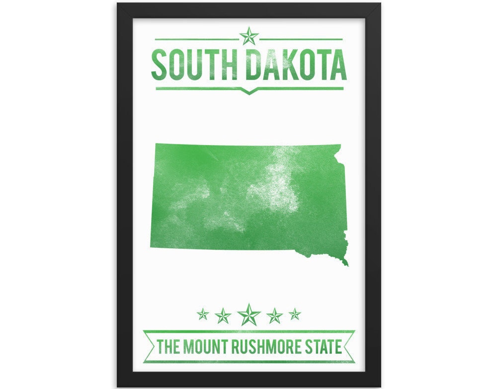 SOUTH CAROLINA State Typography Print Poster South Carolina - Etsy