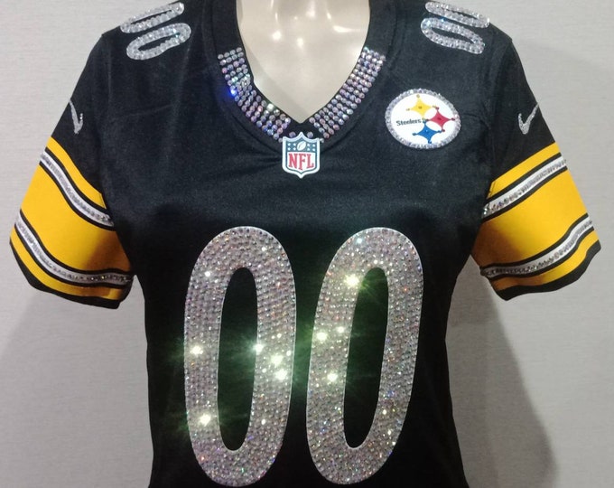 Pittsburgh Football Steelers Crystal Blinged Out Service this Jersey is ...