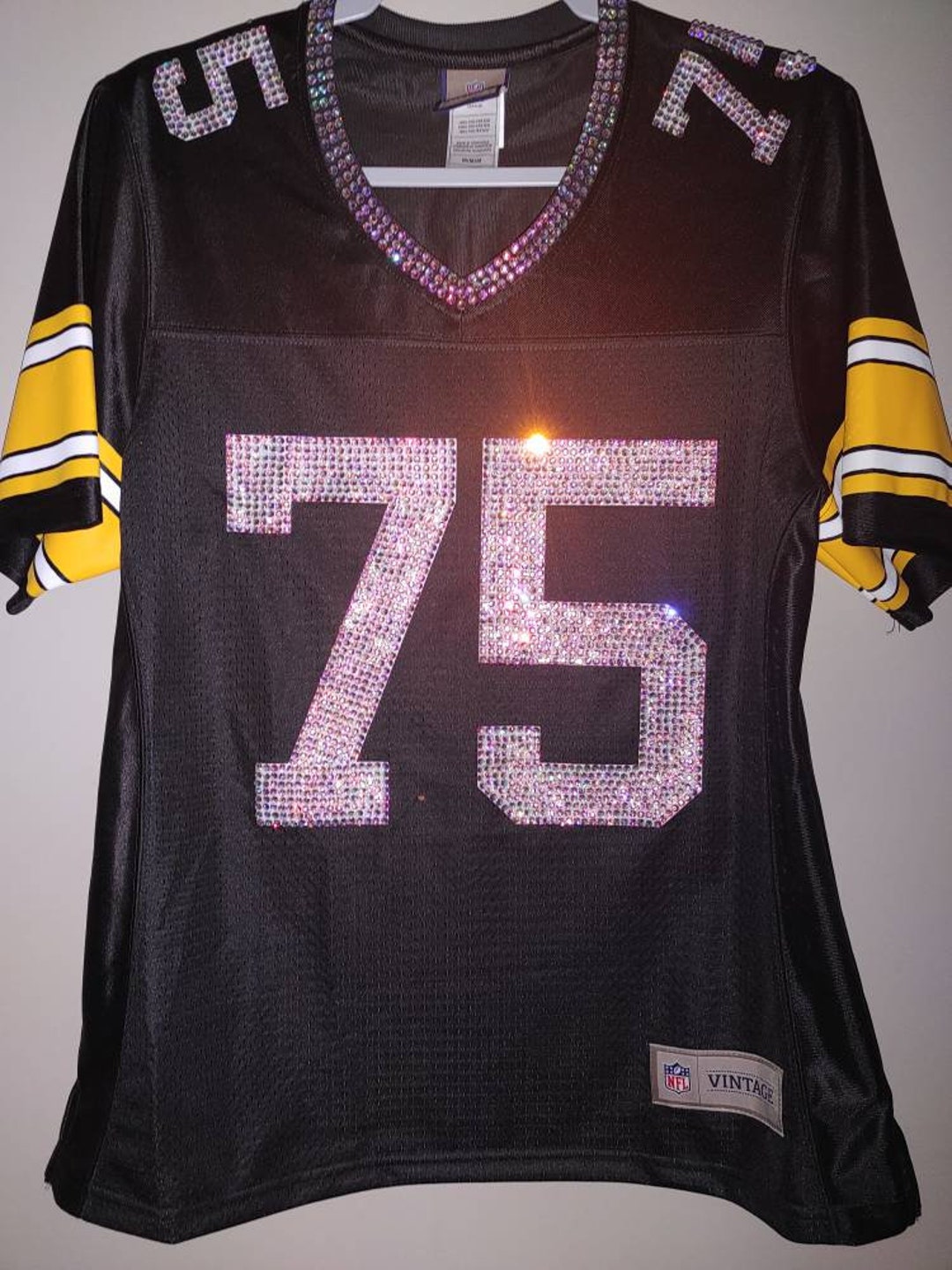 Pittsburgh Football Crystal Vintage Blinged Service (jersey is for ...