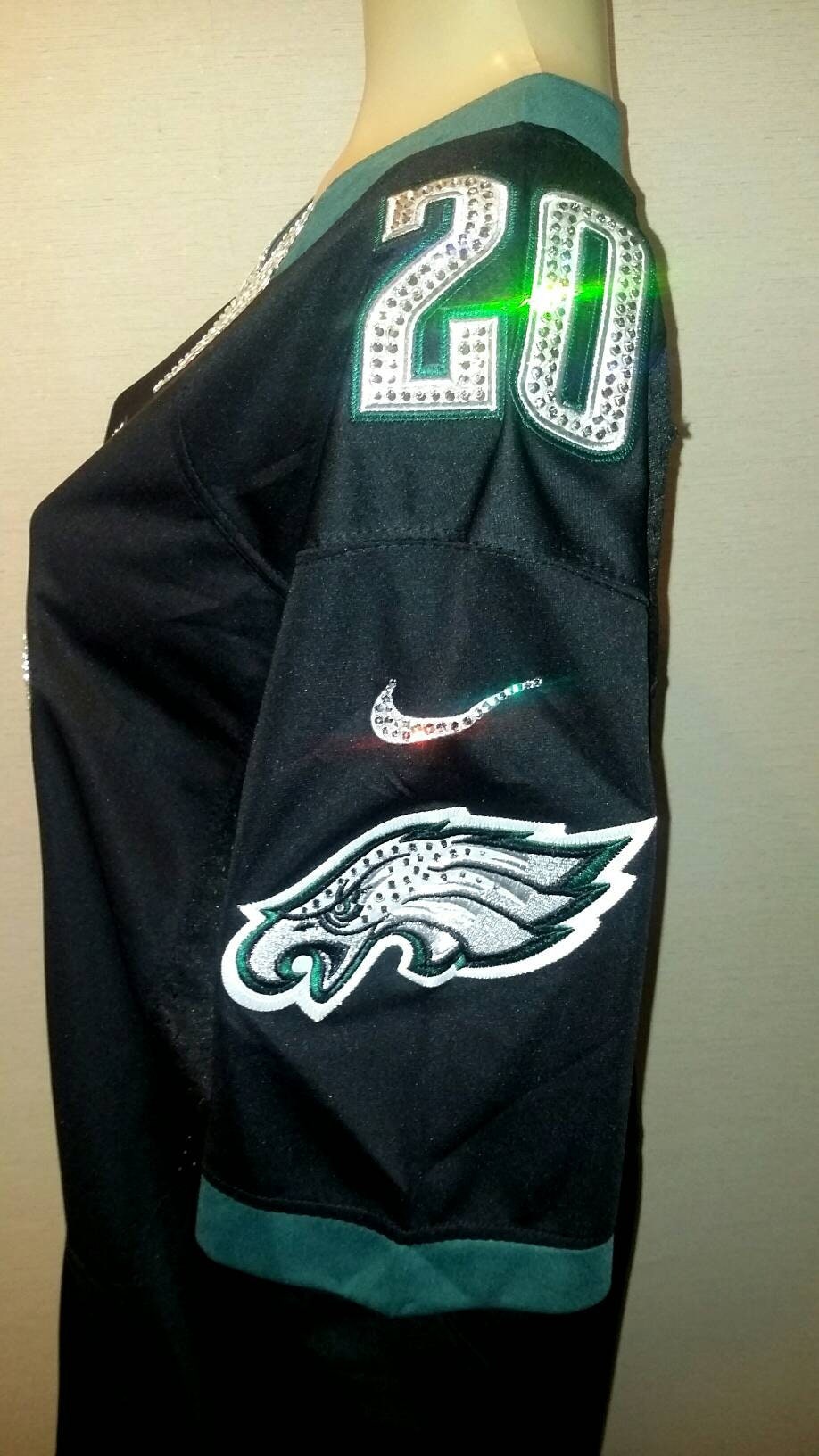 Philadelphia Football Eagles Custom Crystal Blinged Service | Etsy