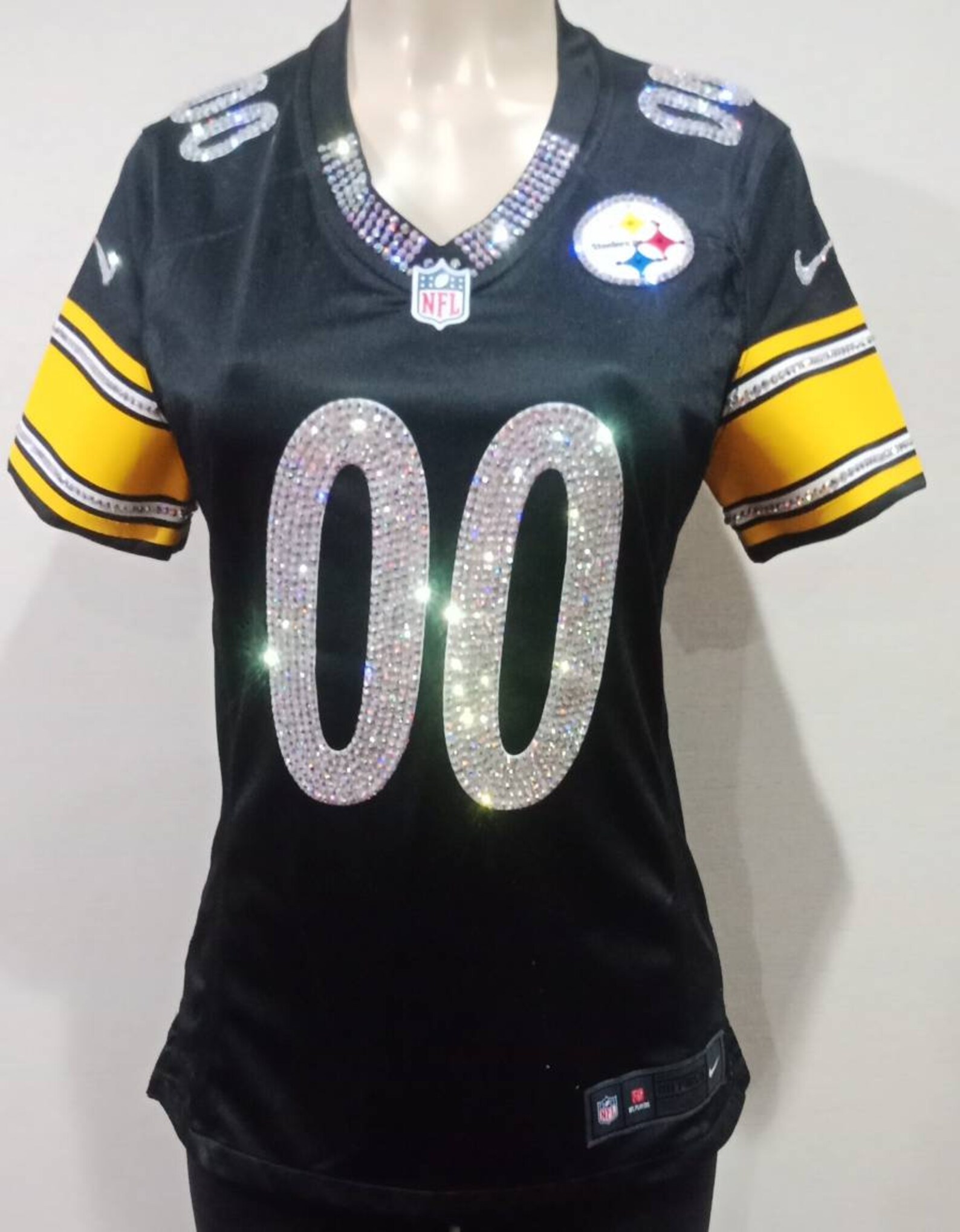Pittsburgh Football Steelers Crystal Blinged Out Service this - Etsy