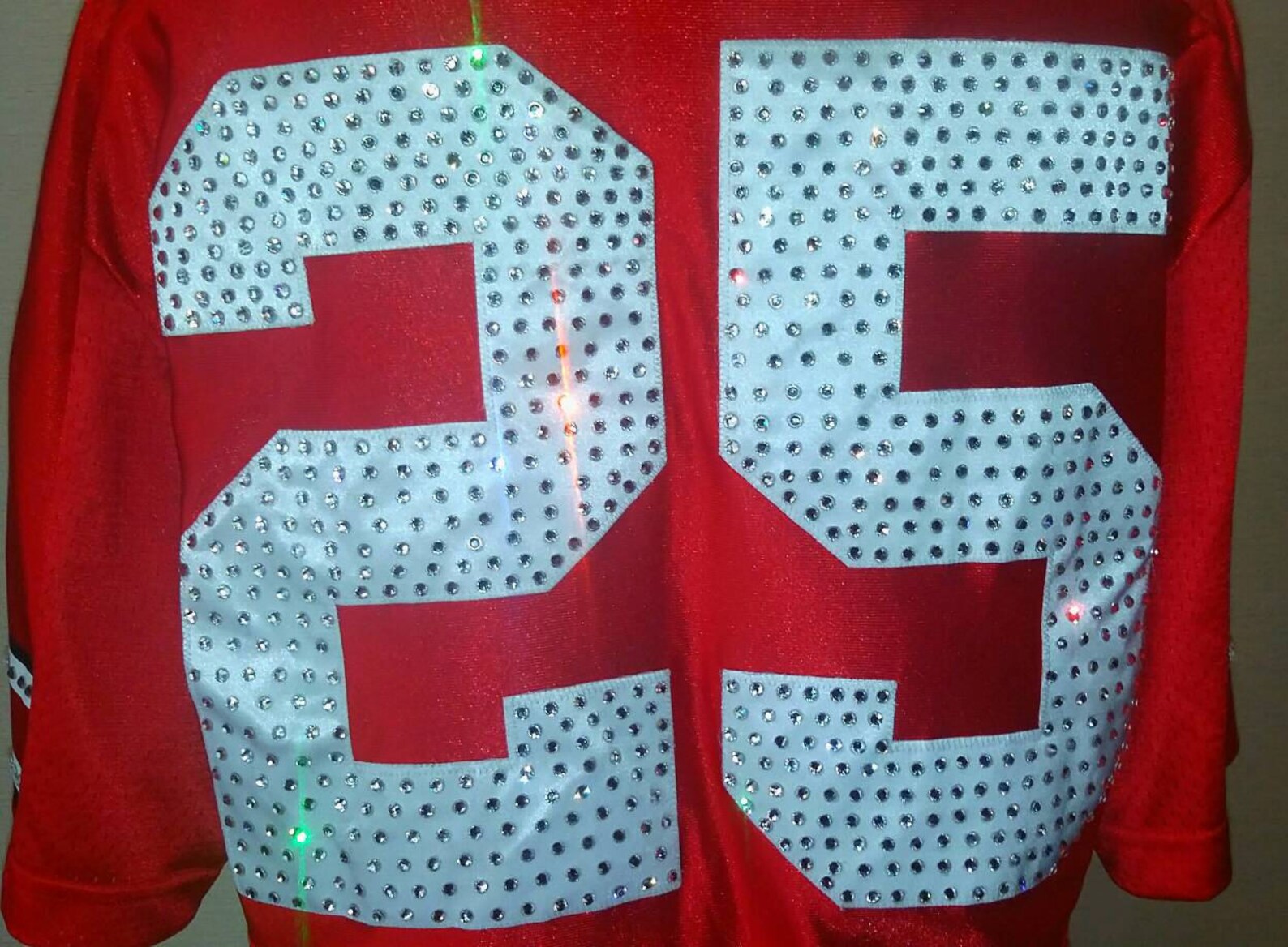Ohio Football Buckeyes Crystal Custom Bling Service (this Jersey is a ...