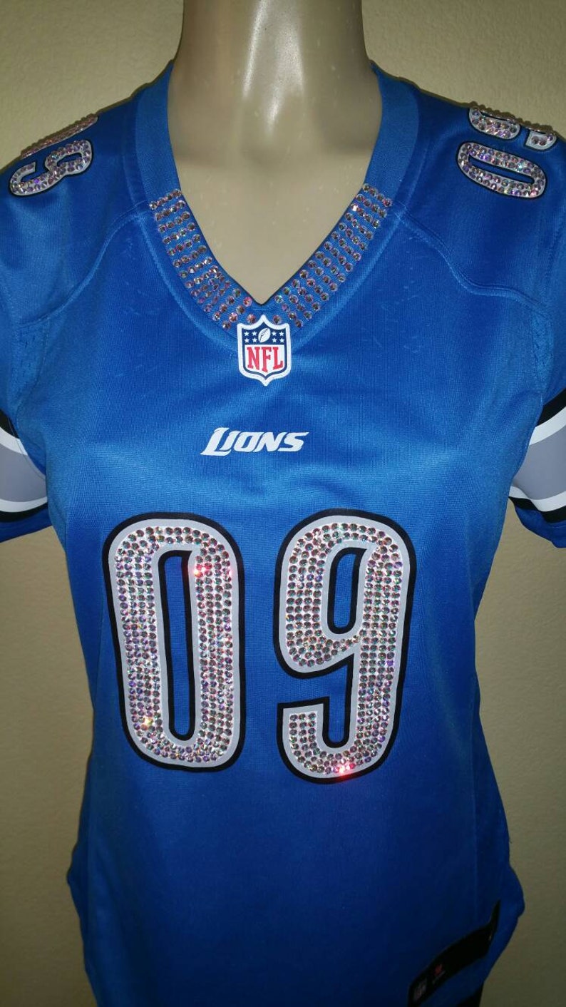 Detroit Football Lions Custom Crystal Bling Service this - Etsy