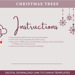 18 Fillable Canva Christmas Tree Frames Perfect for Holiday Cards ...
