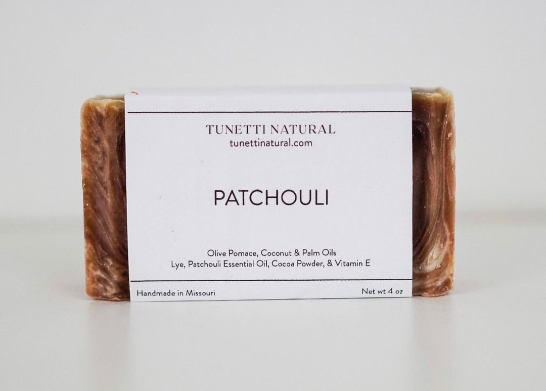 Patchouli Bar Soap - All Natural Soap, Handmade Soap, Homemade Soap, Handcrafted Soap - Etsy