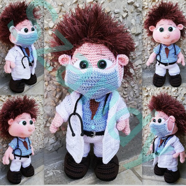 Crochet Boy Doctor Pattern - Etsy