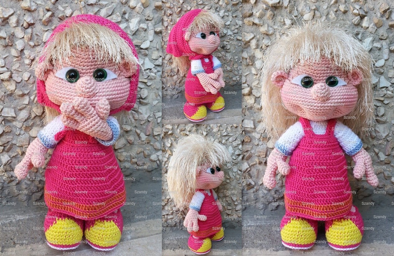 Masha Elf Doll Amigurumi PATTERN Crochet - Etsy