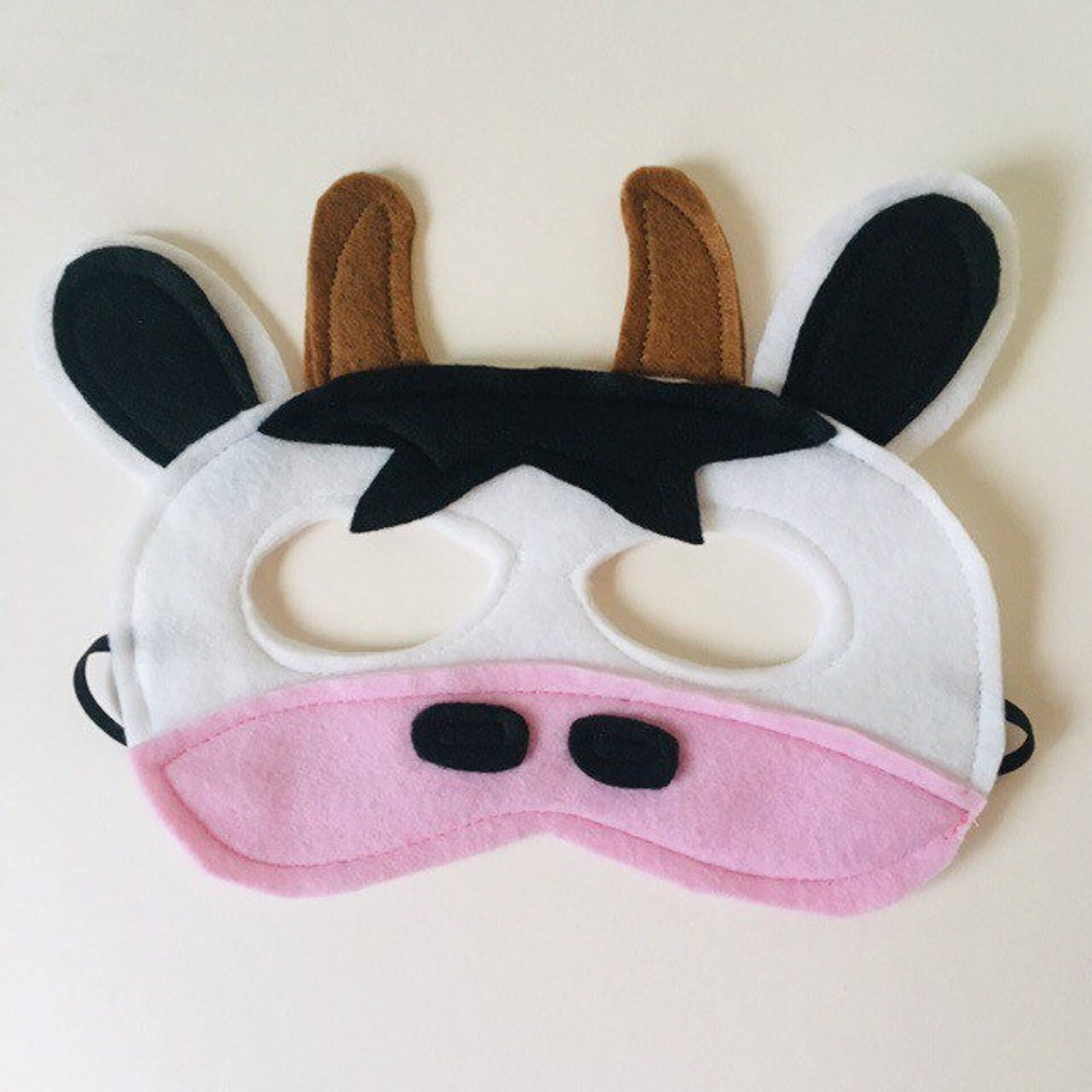 Cow Costume Kids Cow Mask Farmyard Mask Adult Cow Costume | Etsy